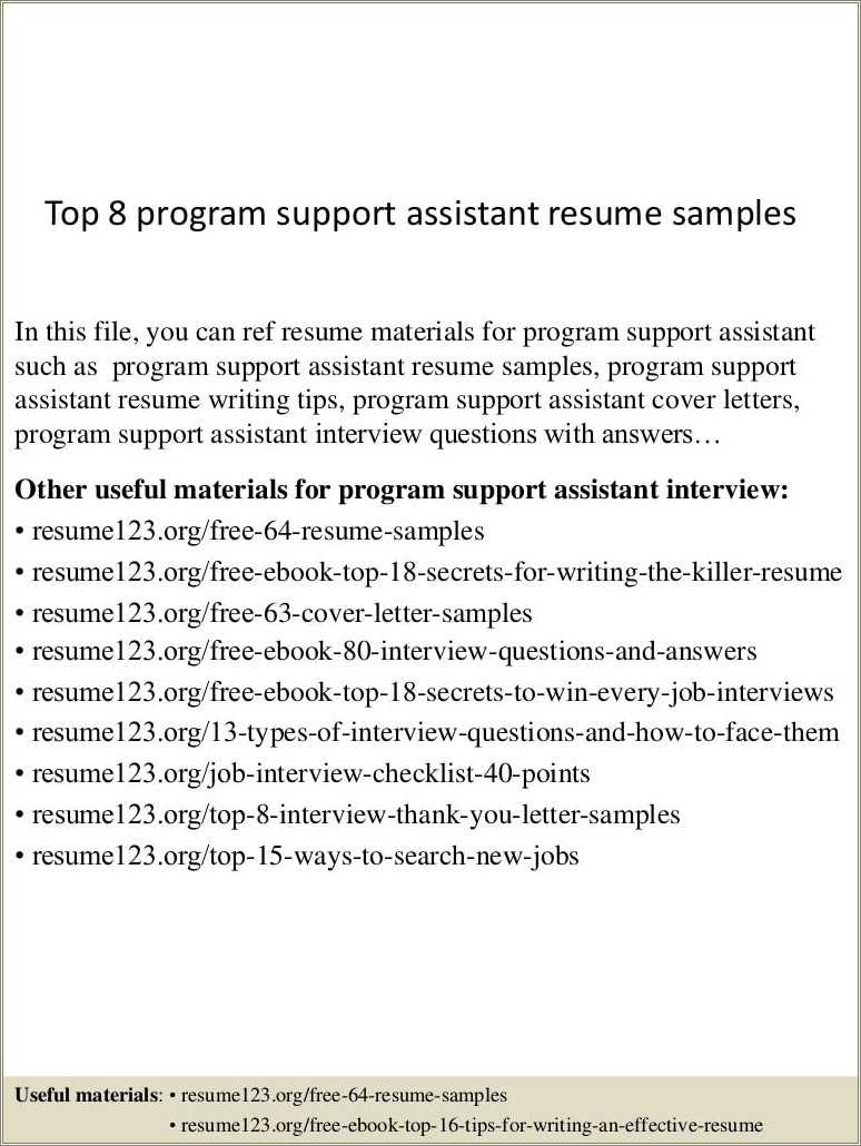 program-assistant-job-description-resume-resume-example-gallery