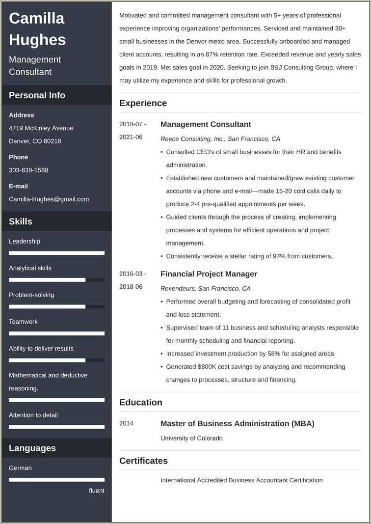 Project Management Resume Samples For Freshers Resume Example Gallery