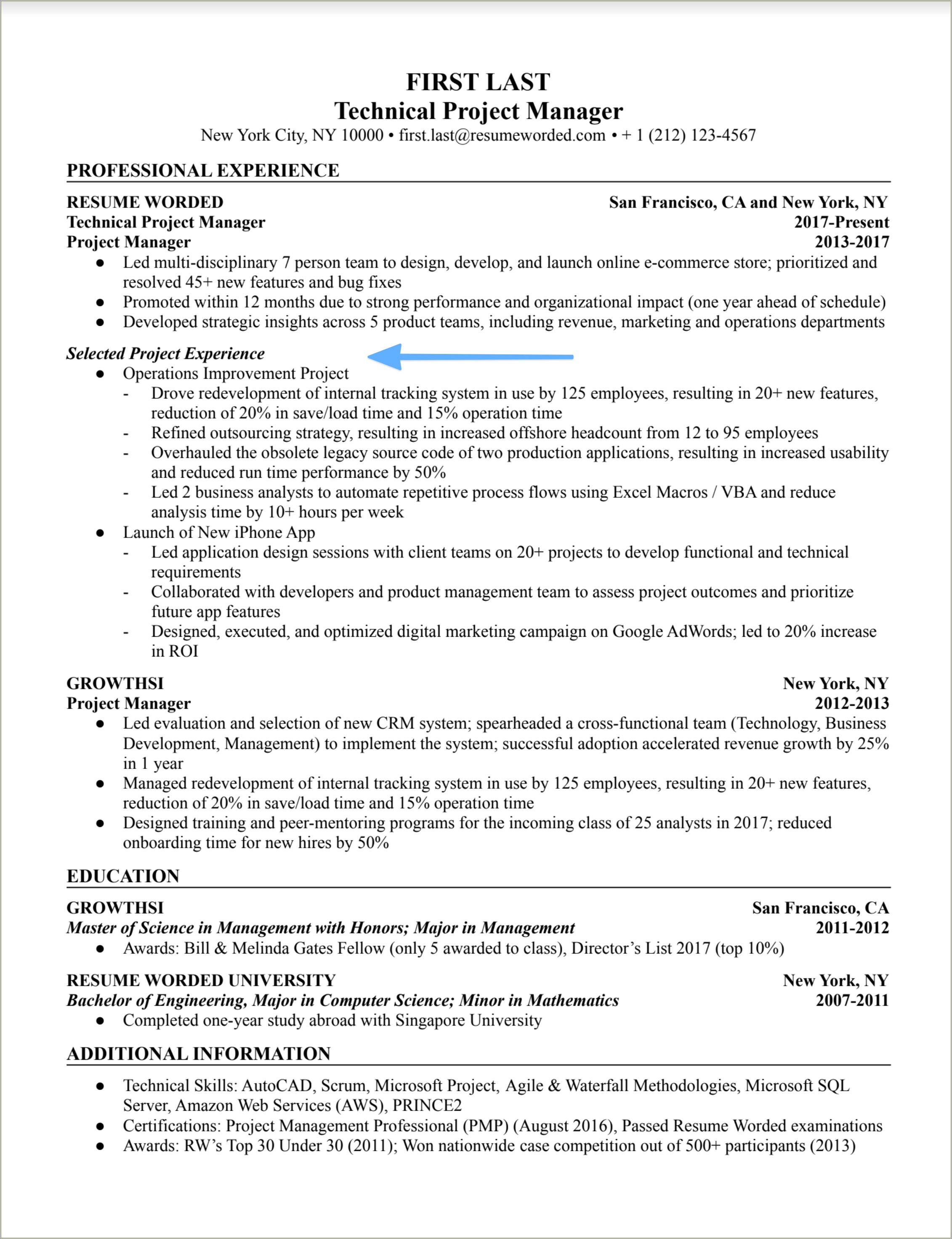project-manager-resume-profile-example-resume-example-gallery