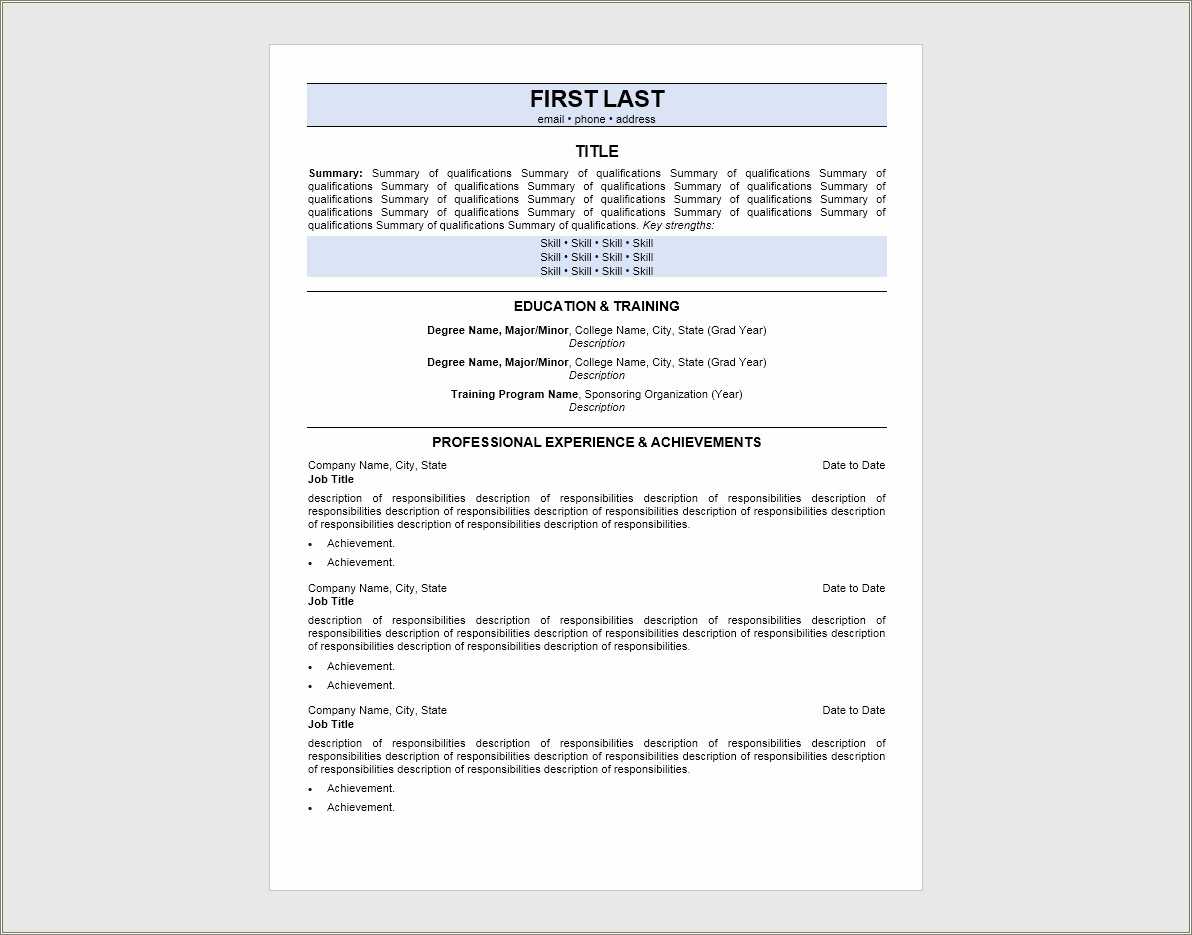Recent Grad Resume With Target Job Title Resume Example Gallery recent-grad-resume-with-target-job-title-resume-example-gallery