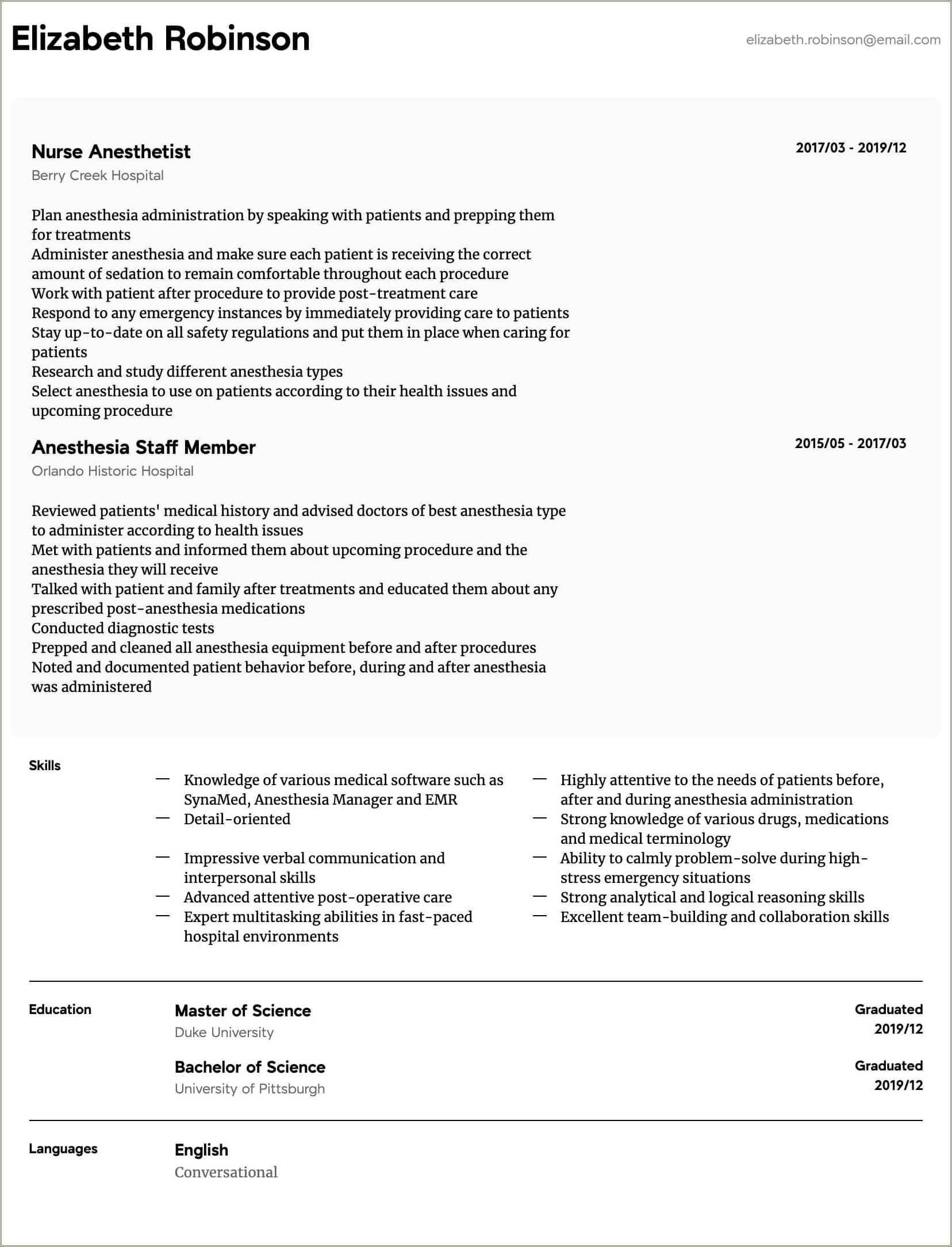 Resume Career Objective Examples Nurse Resume Example Gallery
