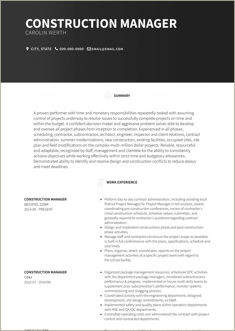 construction-project-manager-resume-sample-doc-resume-example-gallery
