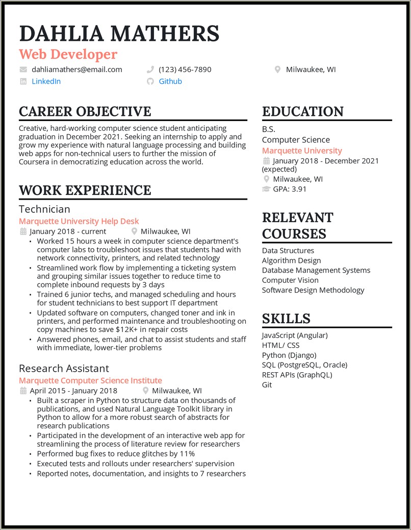 English Internship Resume Examples For College Students Resume English Internship Resume Examples For College Students Resume