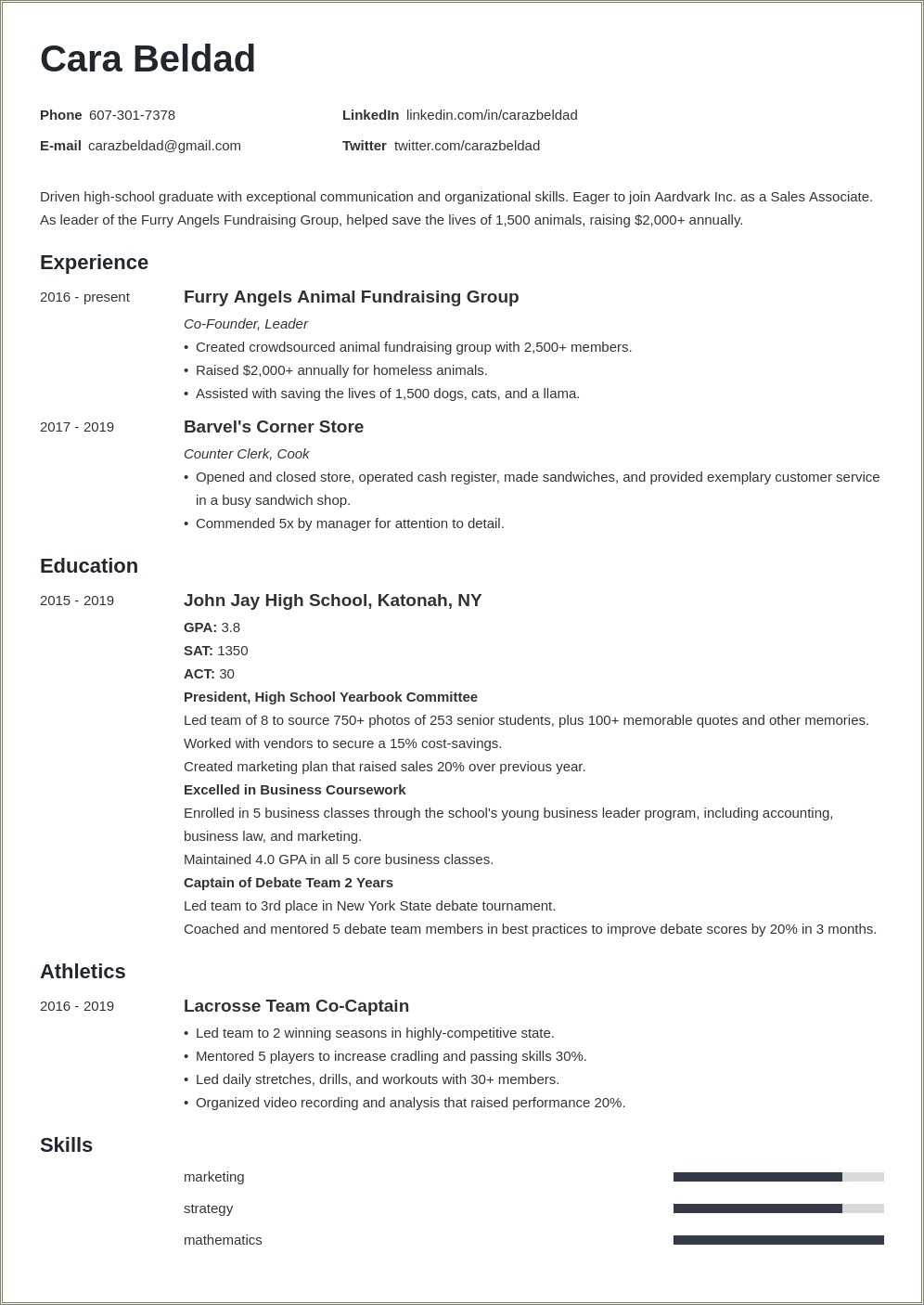 resume-examples-2019-for-students-resume-example-gallery