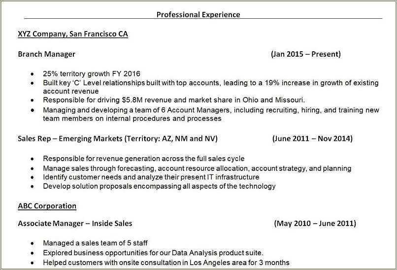 resume-other-experience-brief-examples-resume-example-gallery