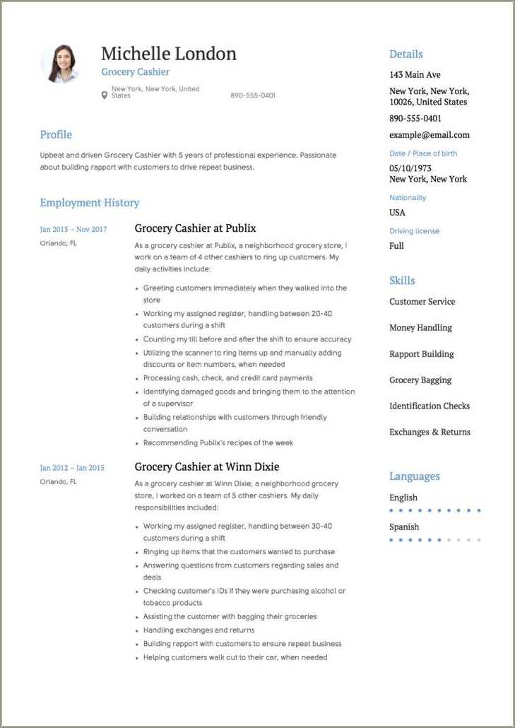 Resume For A Grocery Store Job Resume Example Gallery resume-for-a-grocery-store-job-resume-example-gallery