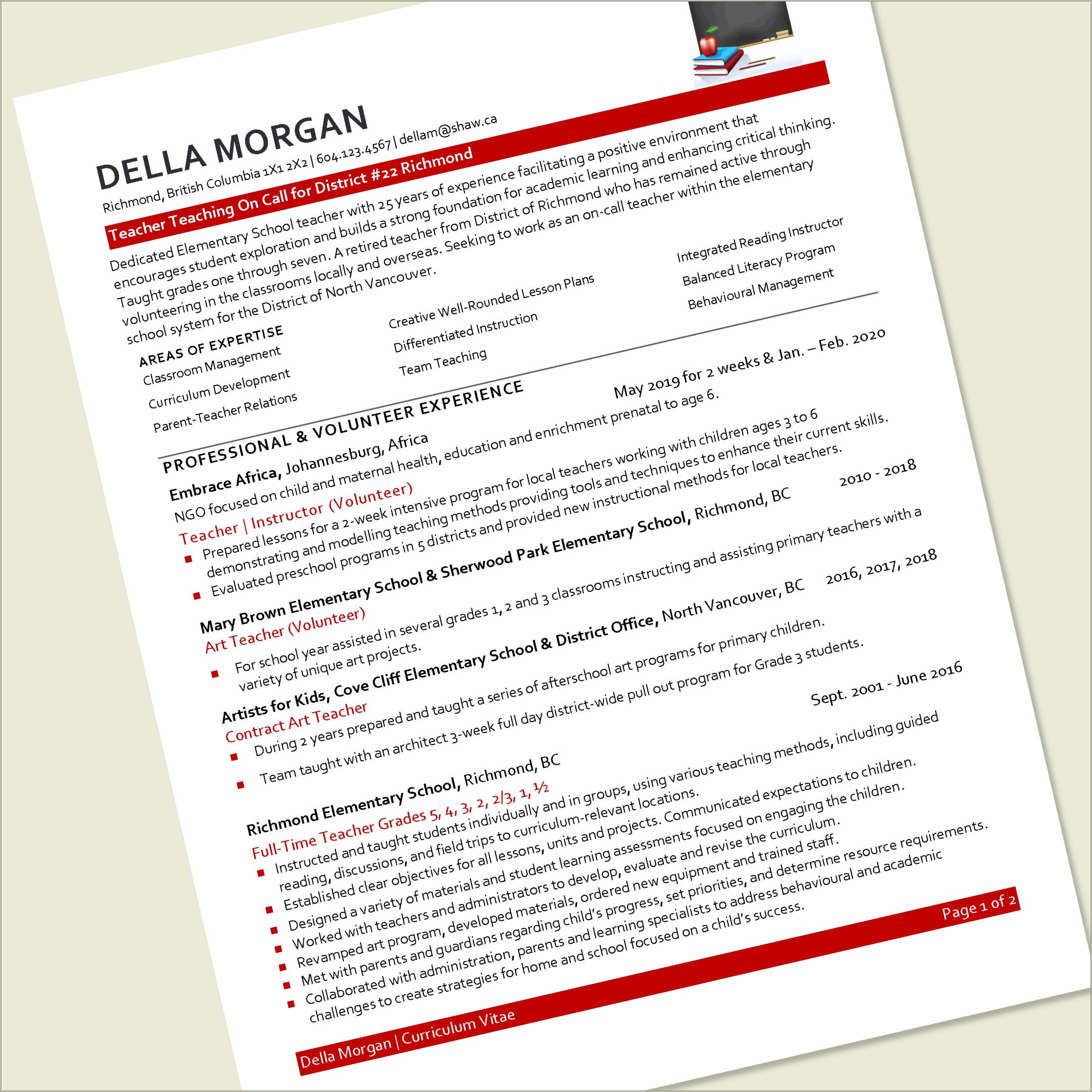 Example Of Resume For Elementary Teachers Resume Example Gallery example-of-resume-for-elementary-teachers-resume-example-gallery