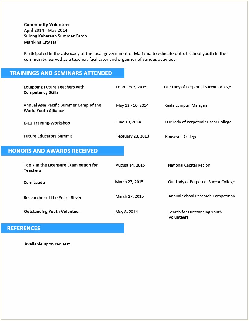 Resume For New Graduates Sample Resume Example Gallery resume-for-new-graduates-sample-resume-example-gallery