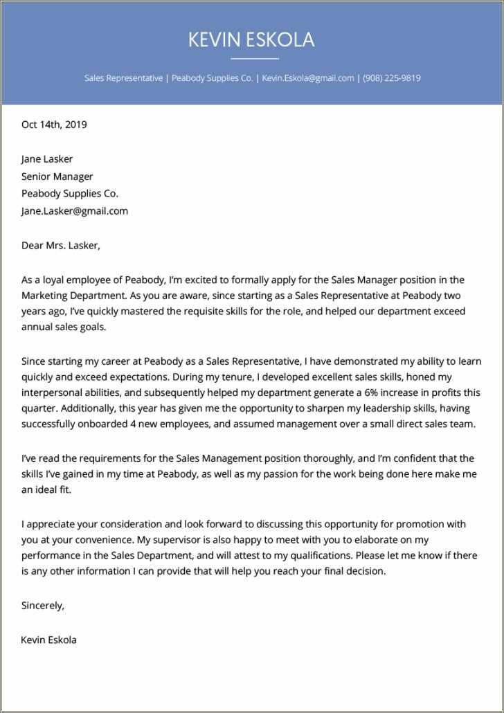 Resume For Working The Same Company Promoted Within - Resume Example ...