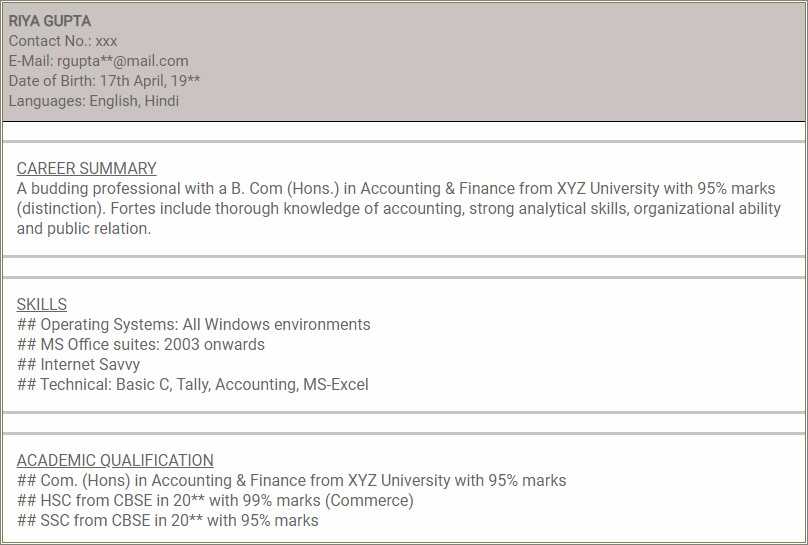 format-for-a-good-resume-for-freshers-resume-example-gallery