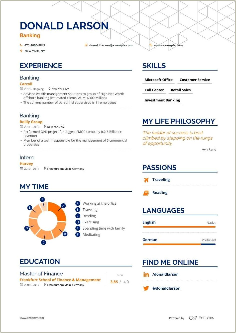 Resume Format For Offshore Jobs - Resume Example Gallery