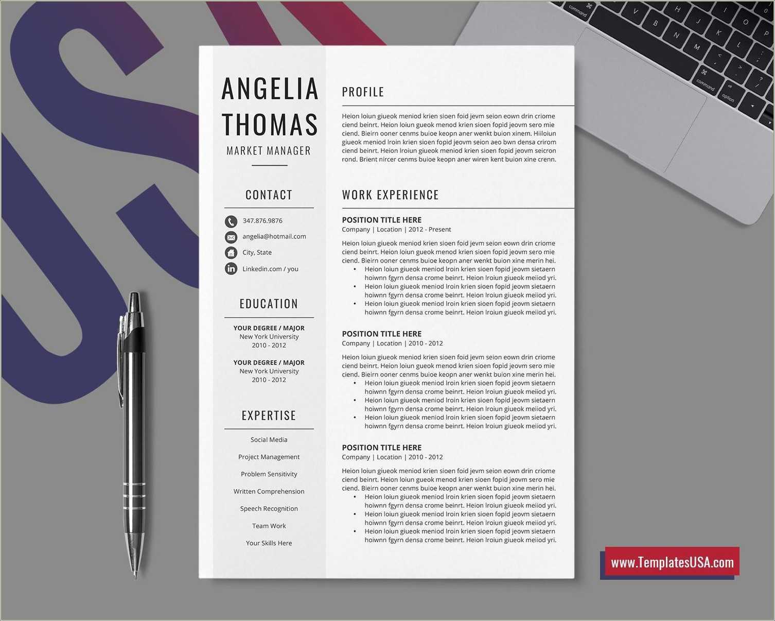 Resume Samples Word Format Download - Resume Example Gallery