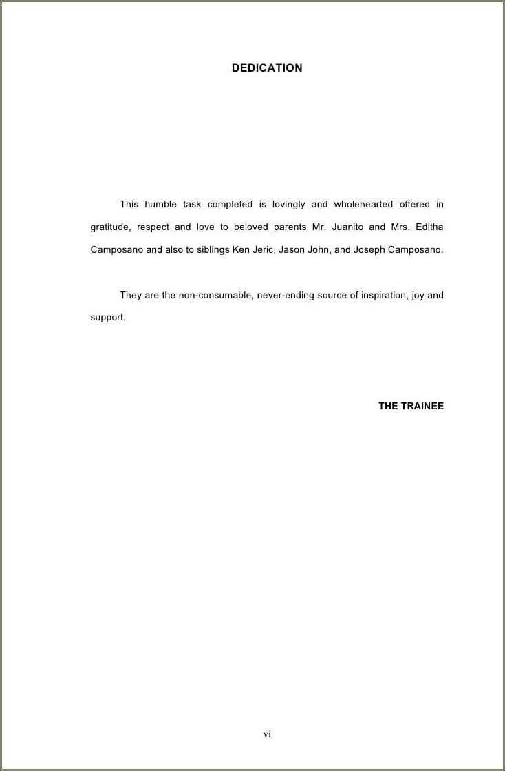 Resume Letter Sample For Ojt Resume Example Gallery