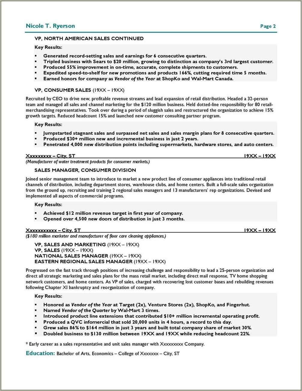 Executive Position On Resume Examples Resume Example Gallery Executive Position On Resume Examples Resume Example Gallery