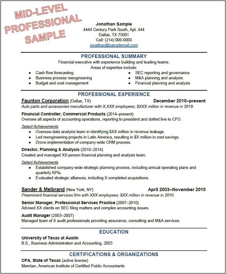 Resume Professional Summary Examples Student Resume Example Gallery