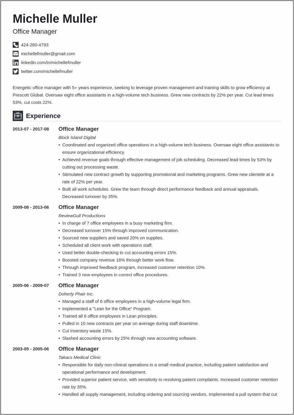 Resume Same Company Different Job Resume Example Gallery