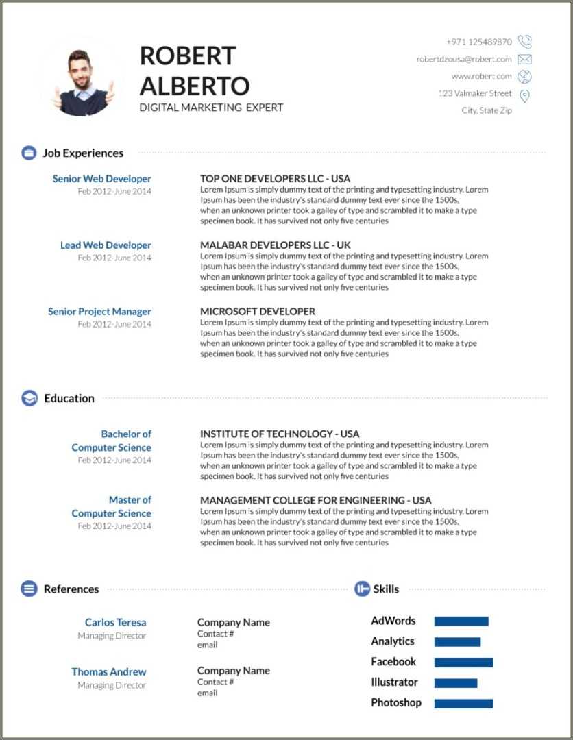 Resume Sample Word File Download Resume Example Gallery