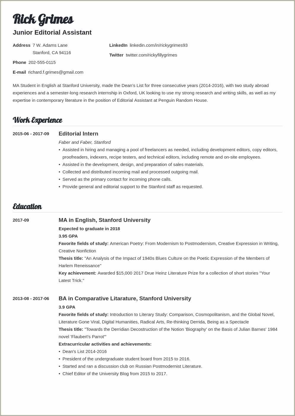 Job Resume Summary Examples For Students Resume Example Gallery job-resume-summary-examples-for-students-resume-example-gallery