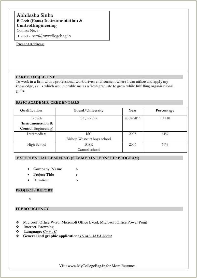 resume-synopsis-examples-for-freshers-resume-example-gallery