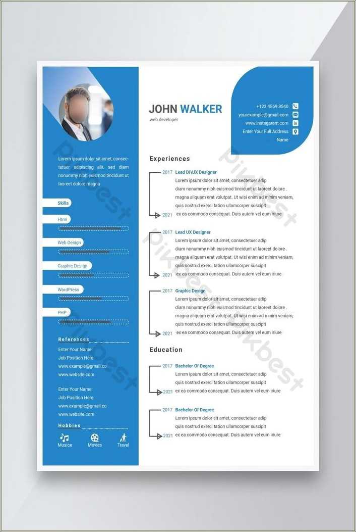 Resume Templates Free Download 2017 Resume Example Gallery