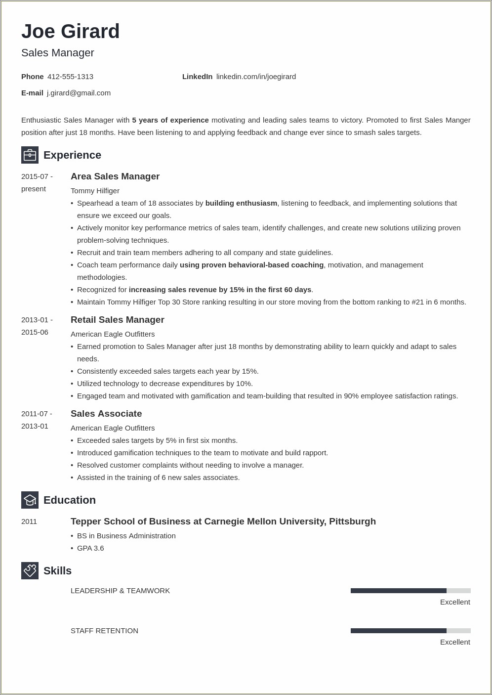 Sales Resume Summary Statement Examples Resume Example Gallery