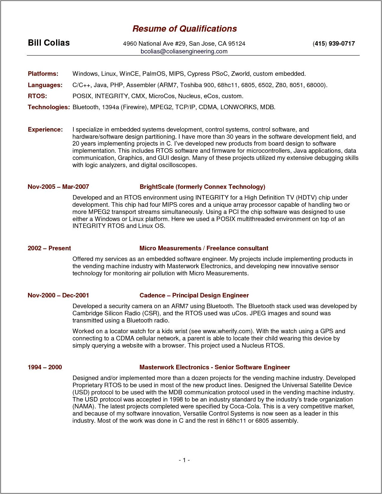 Sample Highlights Of Qualifications Resume Resume Example Gallery sample-highlights-of-qualifications-resume-resume-example-gallery
