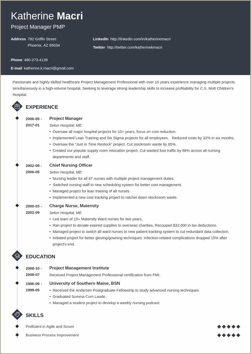 sample-project-management-resume-bullets-resume-example-gallery