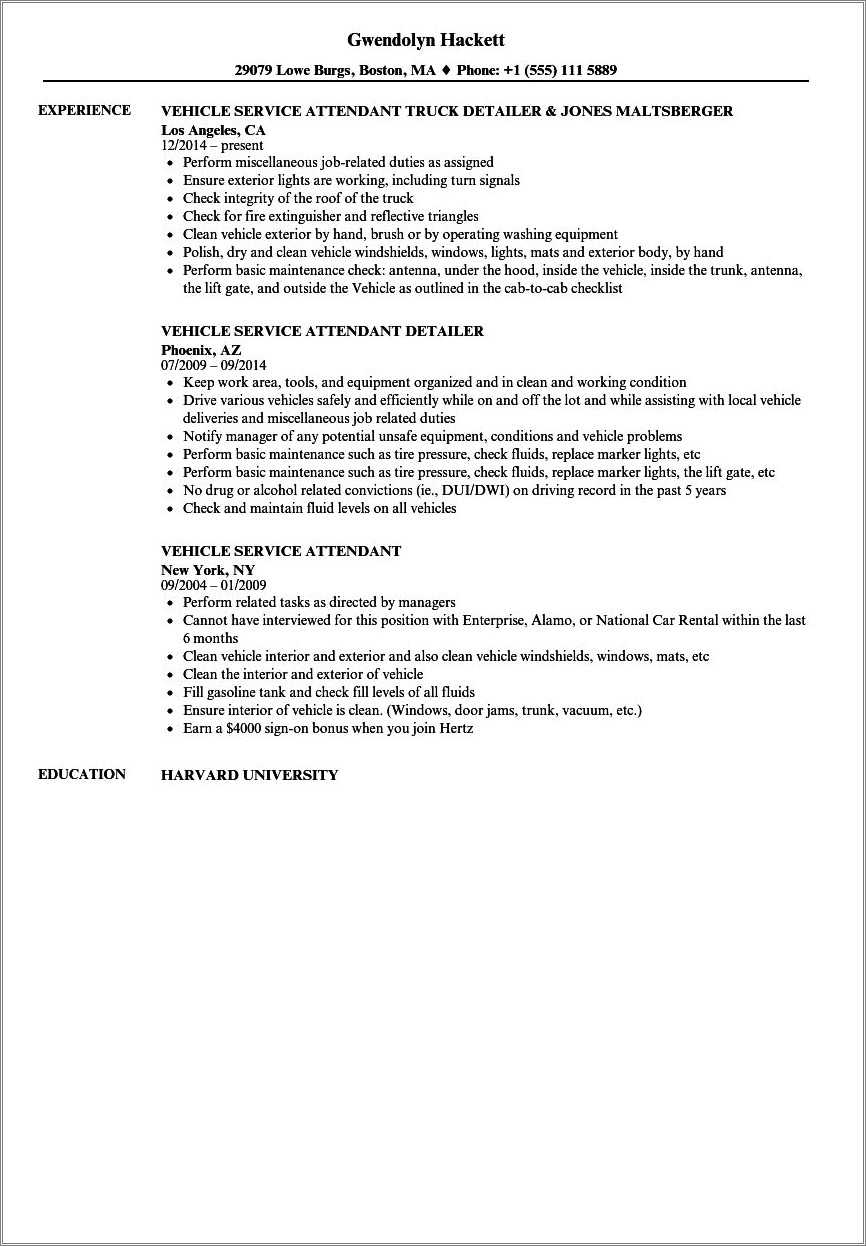 Car Wash Attendant Job Duties Resume Resume Example Gallery car-wash-attendant-job-duties-resume-resume-example-gallery