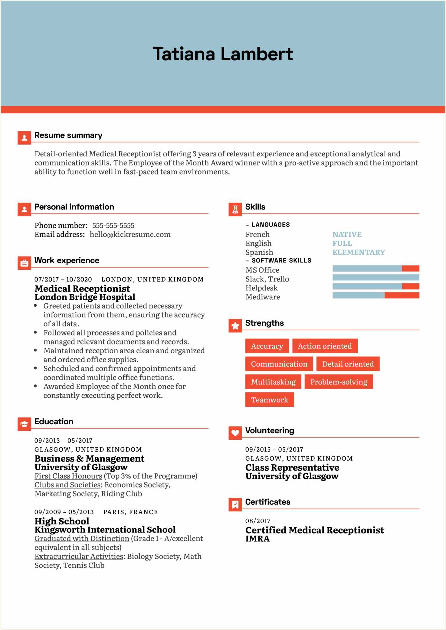 Sample Resume Doctor Office Receptionist Resume Example Gallery sample-resume-doctor-office-receptionist-resume-example-gallery