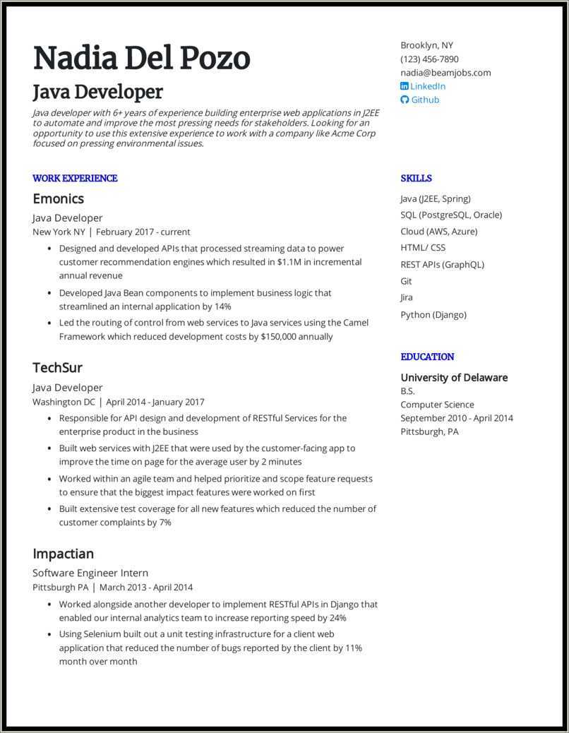 Sample Resume Java J2ee Developer Resume Example Gallery sample-resume-java-j2ee-developer-resume-example-gallery