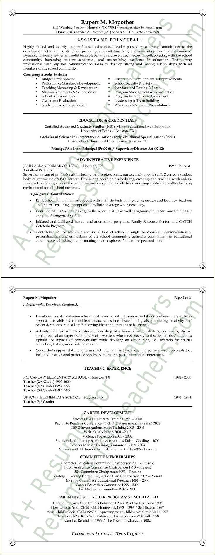 Resume For School Principal Job Resume Example Gallery resume-for-school-principal-job-resume-example-gallery