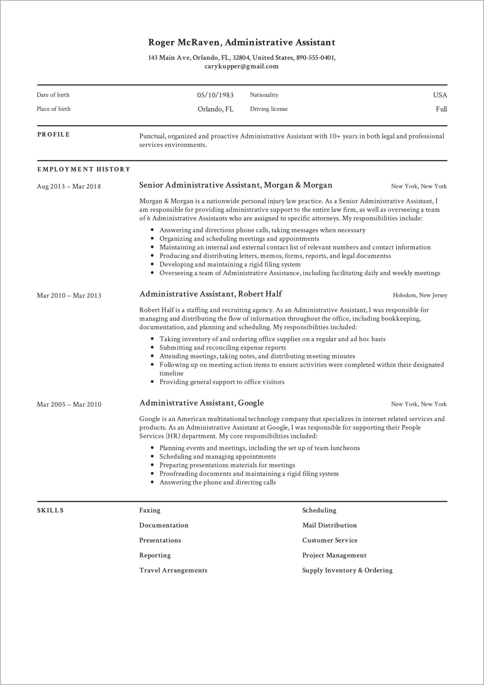 School Office Administrator Resume Samples Resume Example Gallery school-office-administrator-resume-samples-resume-example-gallery