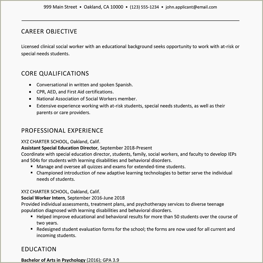 School Social Worker Resume Objectives Resume Example Gallery school-social-worker-resume-objectives-resume-example-gallery