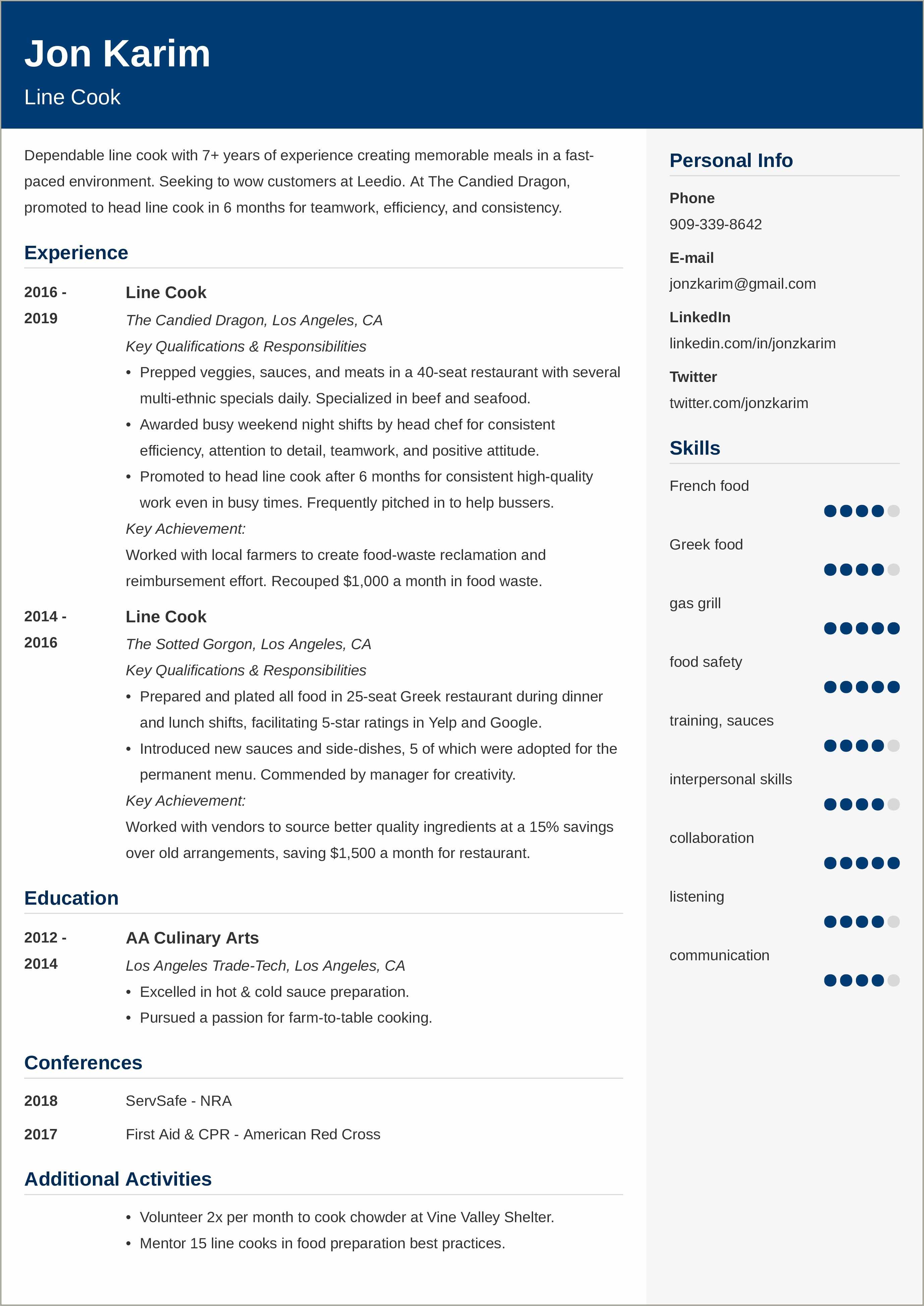 Skills In A Table Resume Resume Example Gallery skills-in-a-table-resume-resume-example-gallery