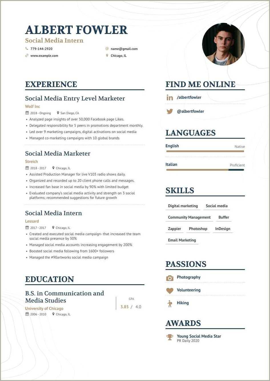 Social Media Influencer Resume Example Resume Example Gallery social-media-influencer-resume-example-resume-example-gallery