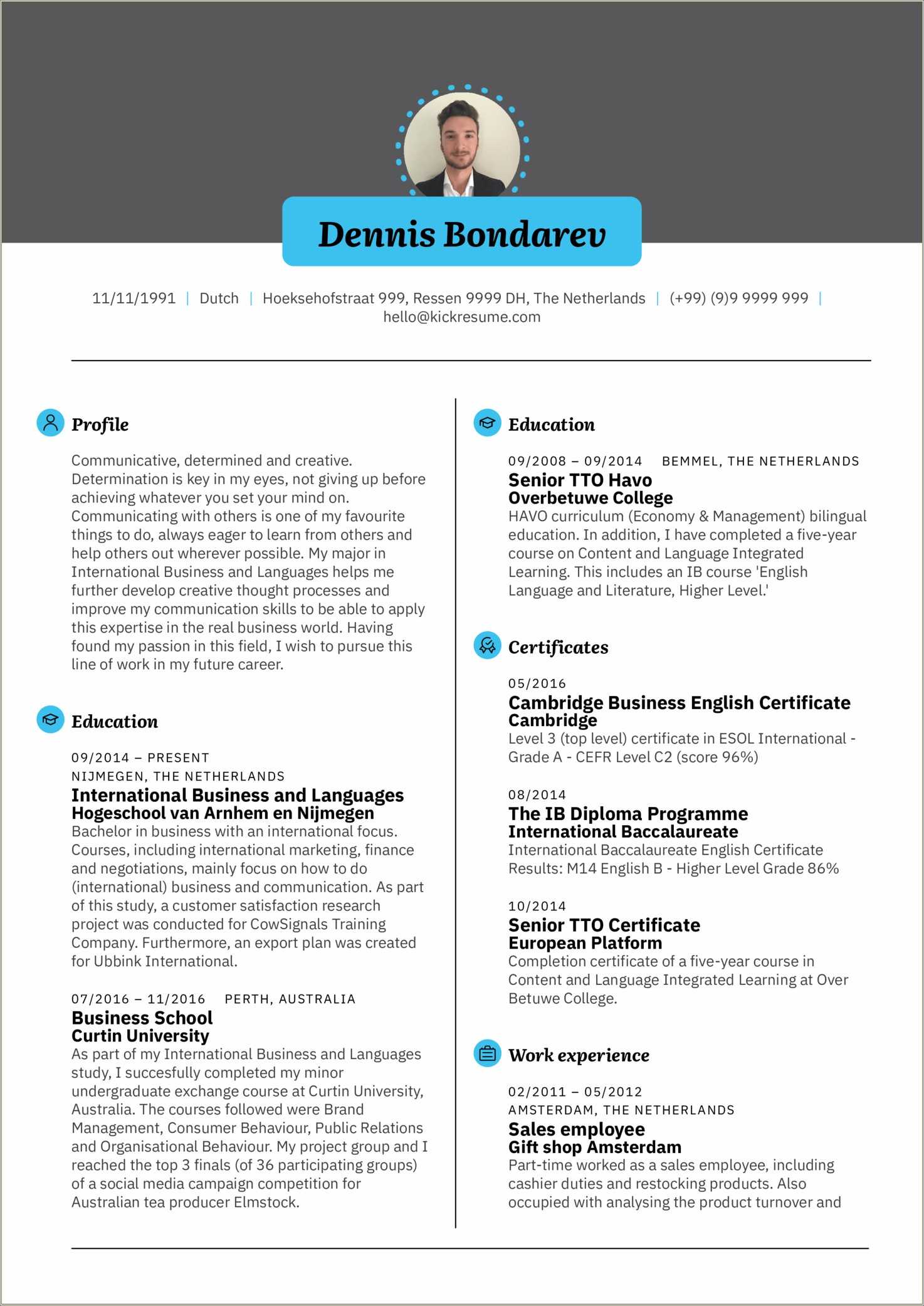 Social Media Intern Resume Example Resume Example Gallery social-media-intern-resume-example-resume-example-gallery
