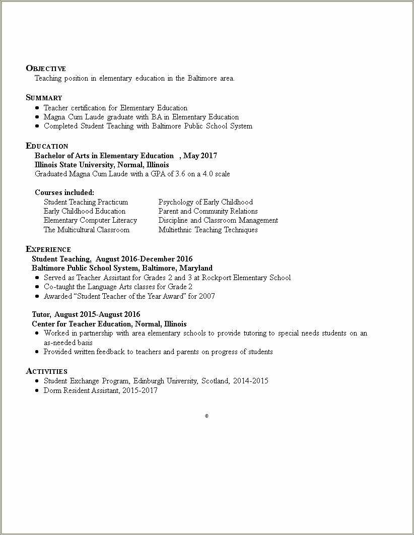 Example Resume For Special Education Teacher Resume Example Gallery example-resume-for-special-education-teacher-resume-example-gallery