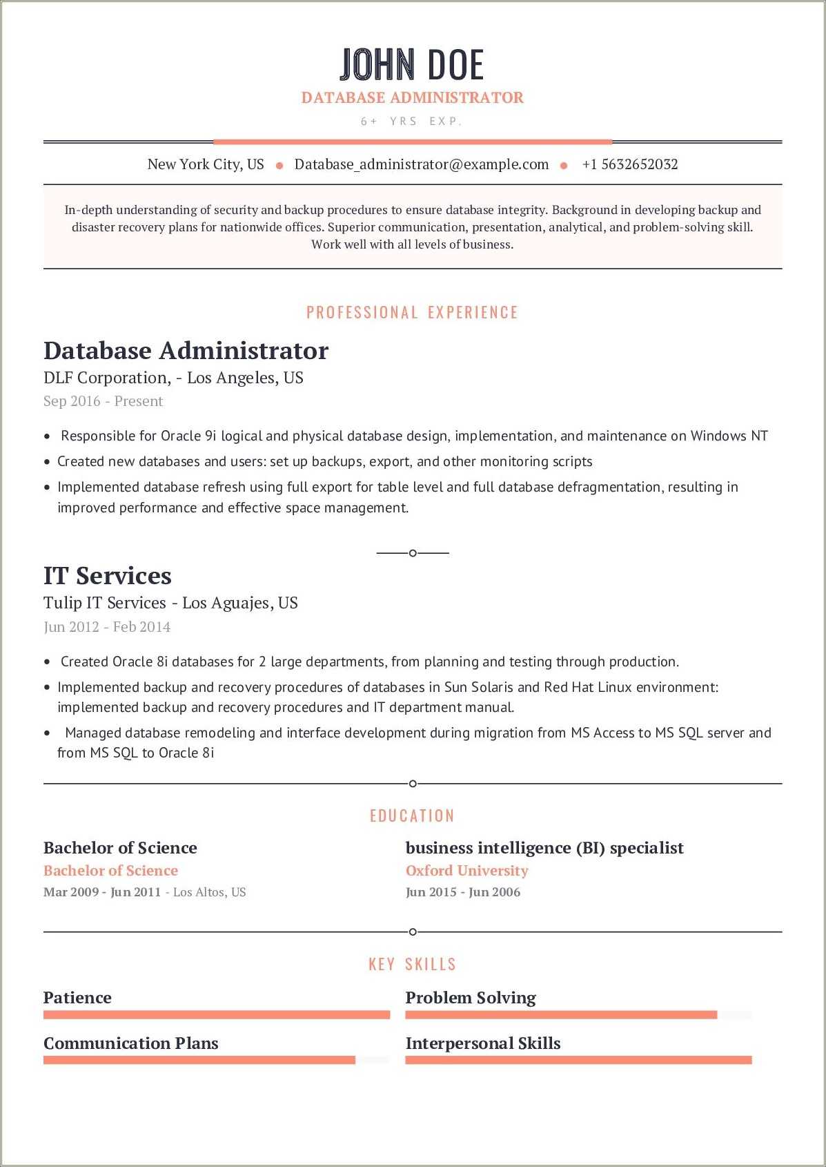Resume Examples Server For Business Company Resume Example Gallery resume-examples-server-for-business-company-resume-example-gallery