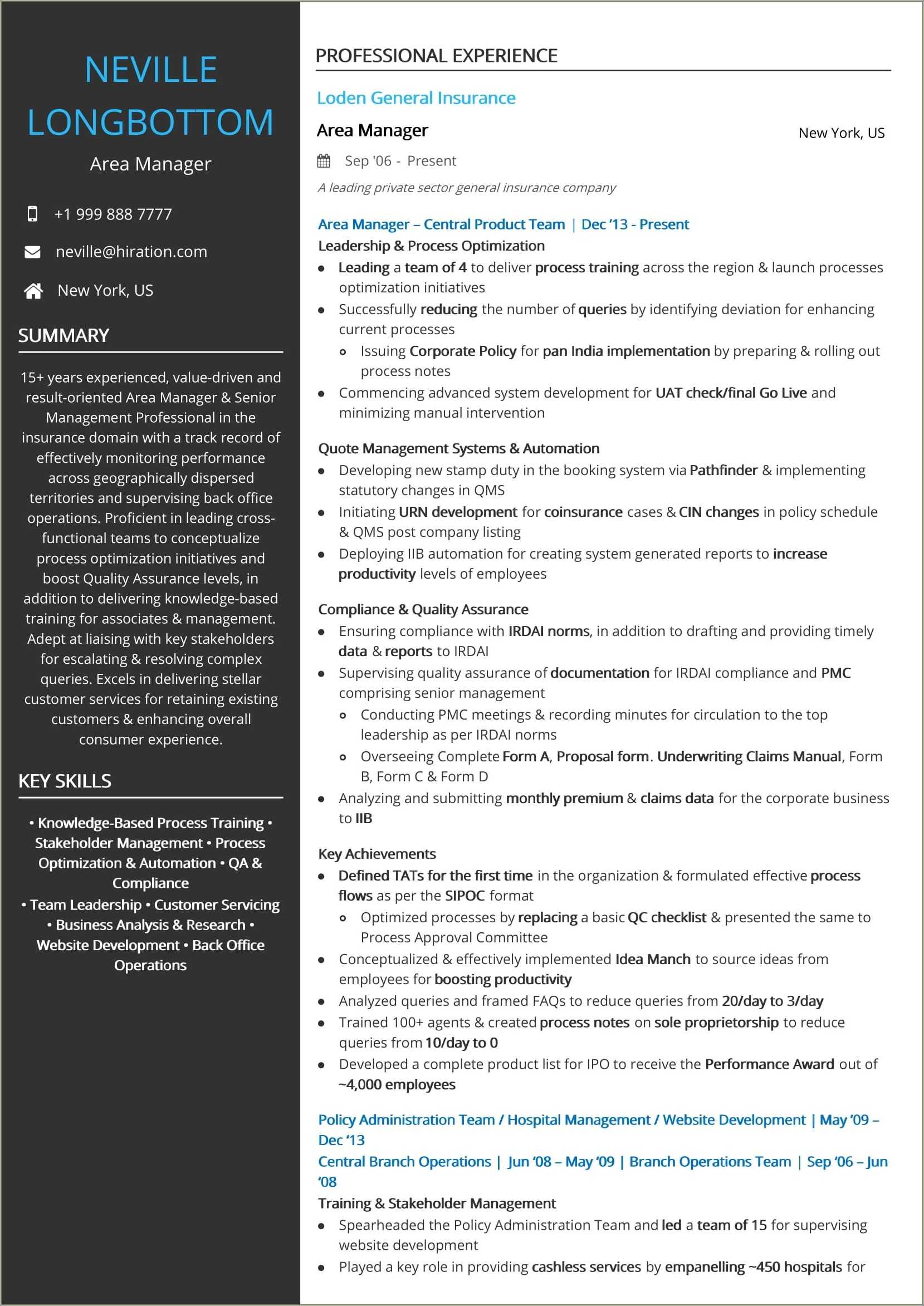 Team Lead Operations Resume Sample Resume Example Gallery