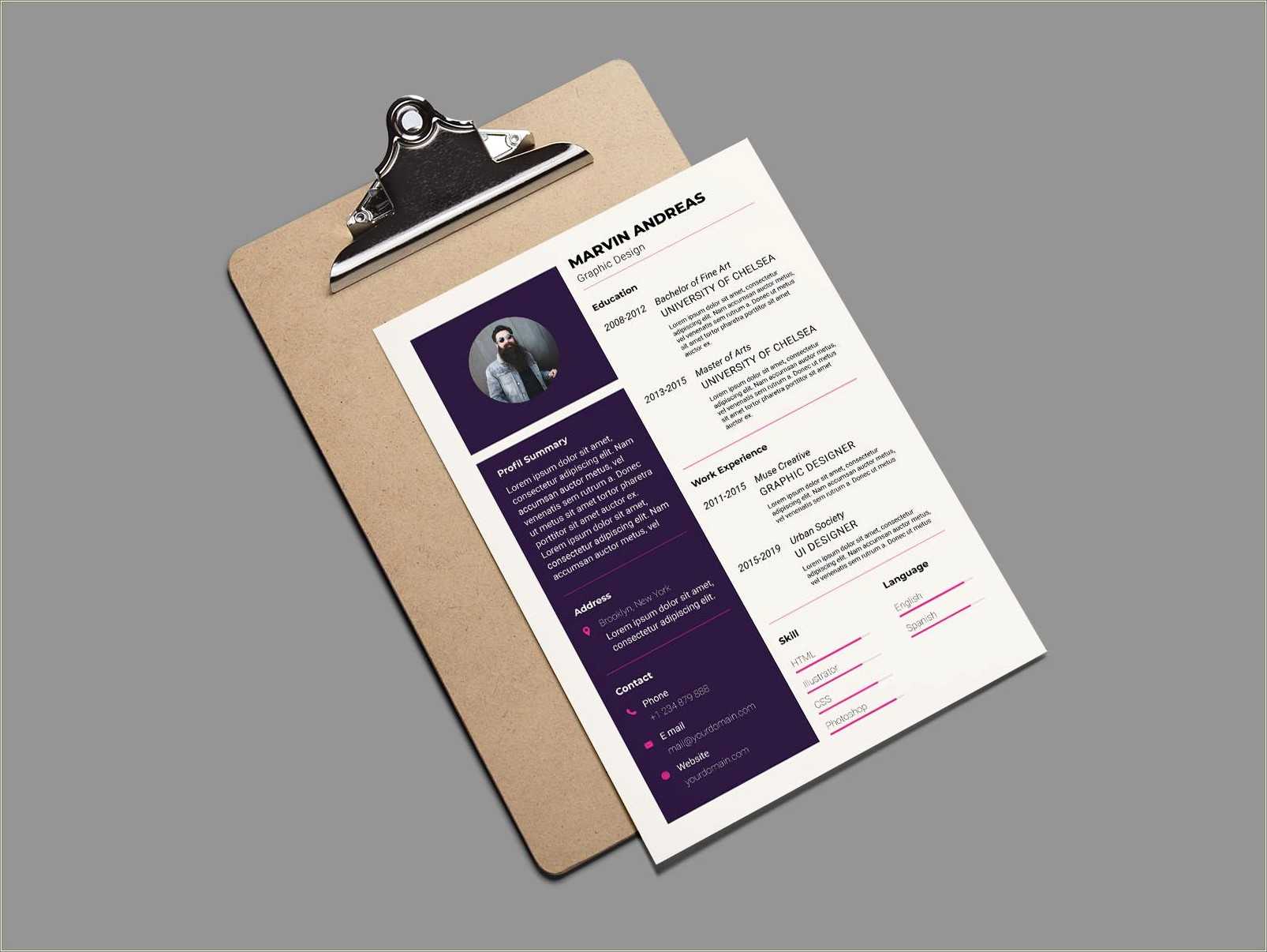 The Muse Free Resume Templates Resume Example Gallery