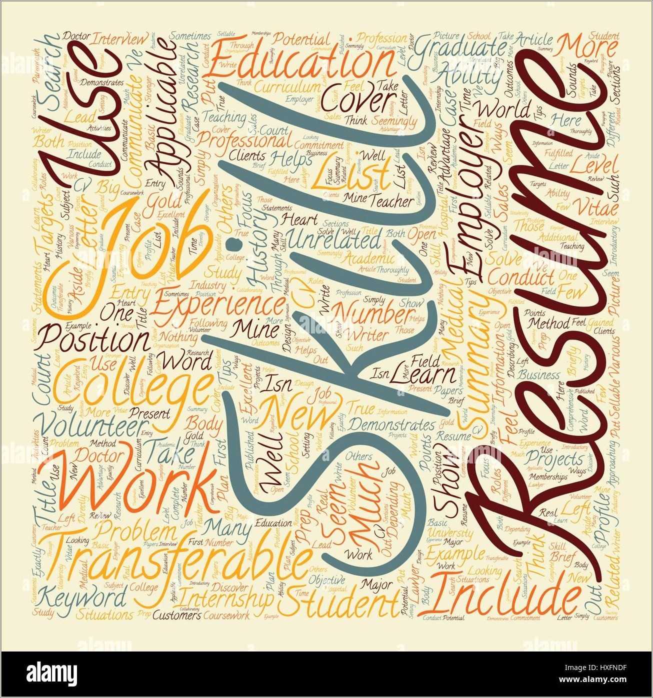 Transferable Skills For A Resume Resume Example Gallery transferable-skills-for-a-resume-resume-example-gallery