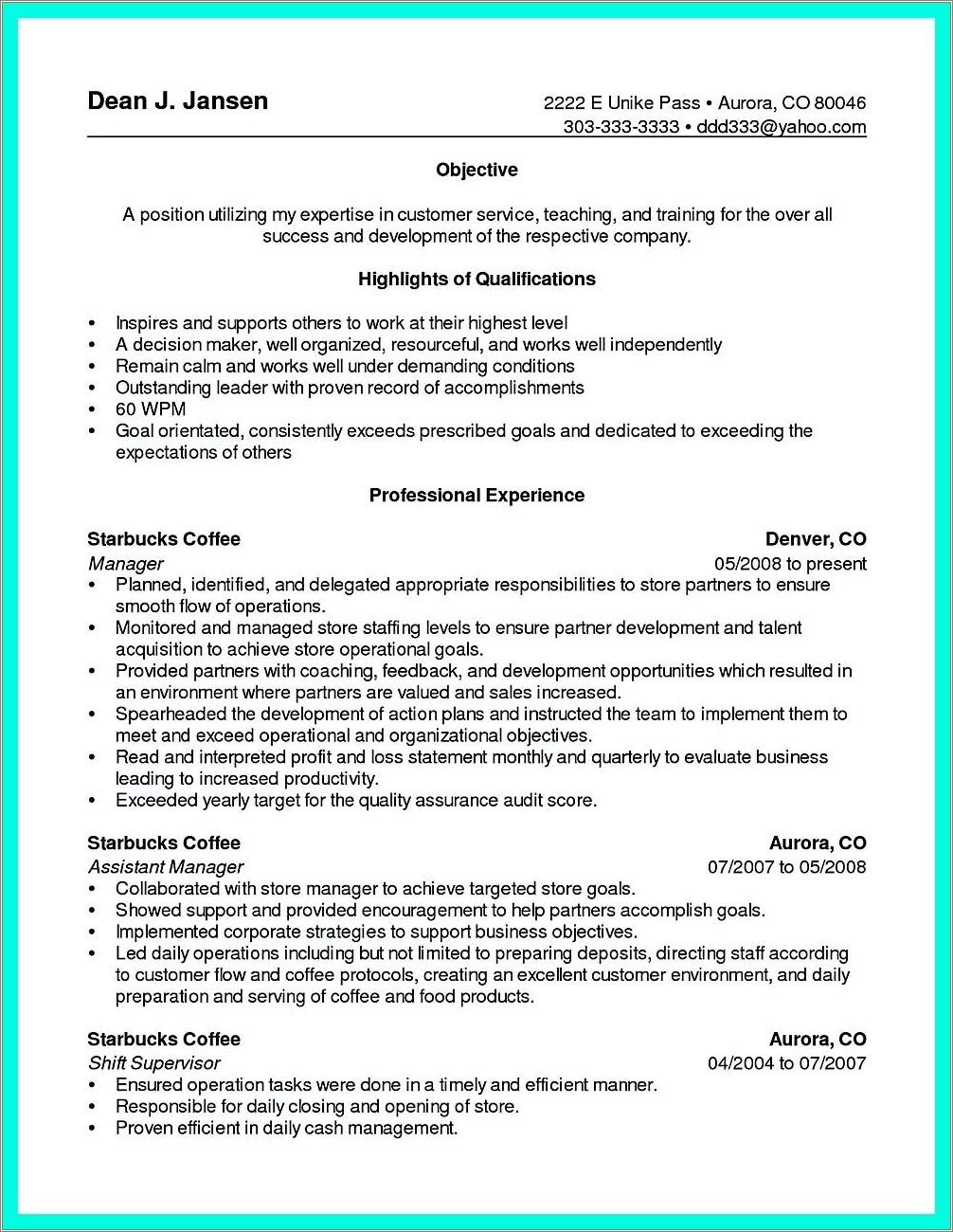 Walmart Co Manager Resume Sample Resume Example Gallery