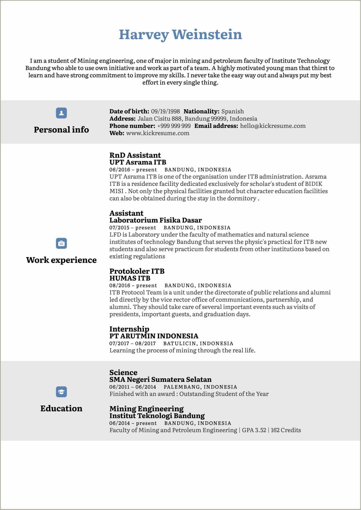 Water Treatment Engineer Resume Sample Resume Example Gallery