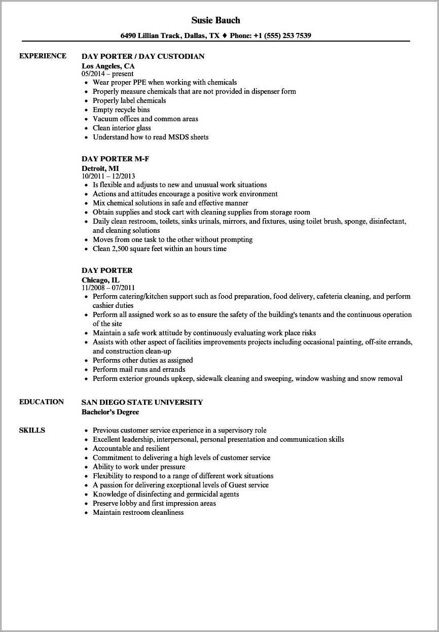 Cleaning On Resume Job Description Resume Example Gallery cleaning-on-resume-job-description-resume-example-gallery