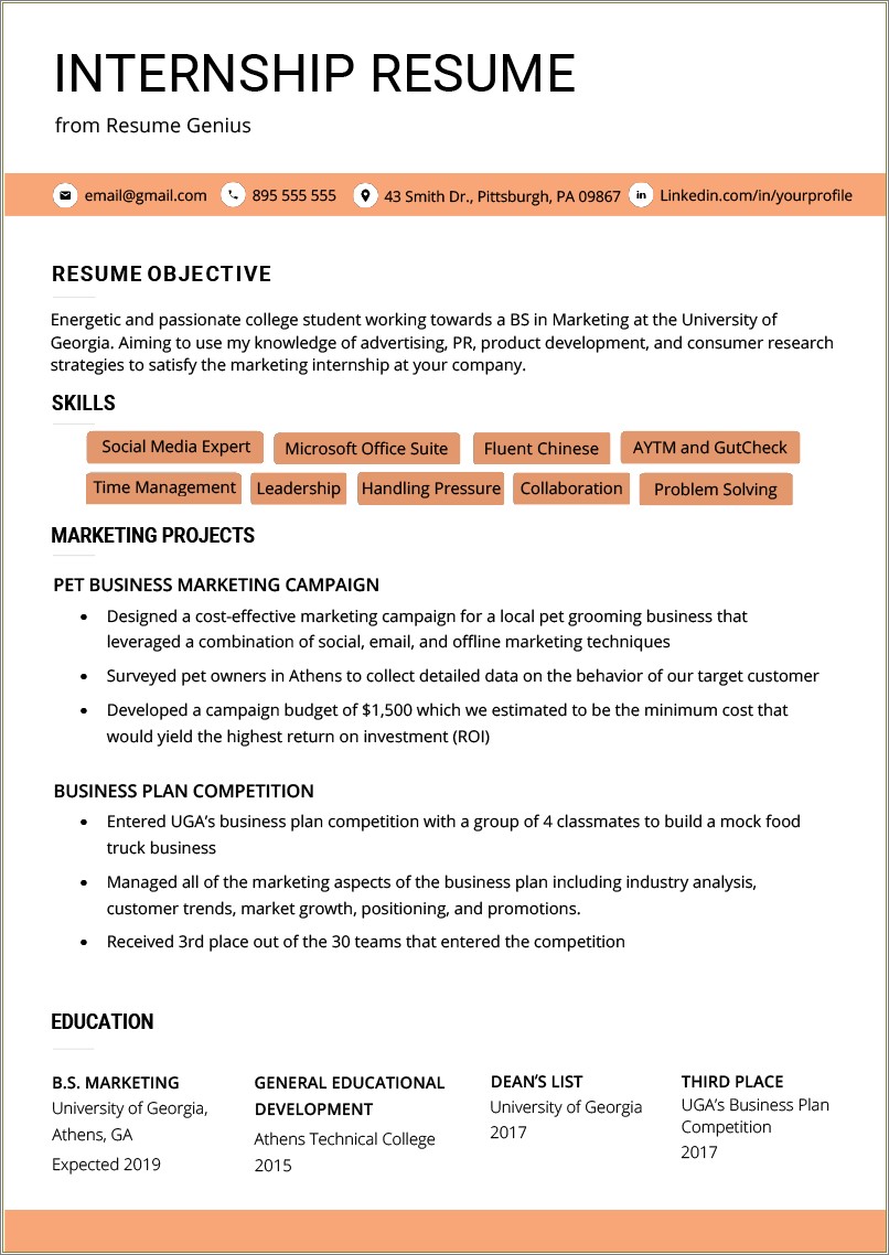 first-resume-examples-no-work-experience-resume-example-gallery