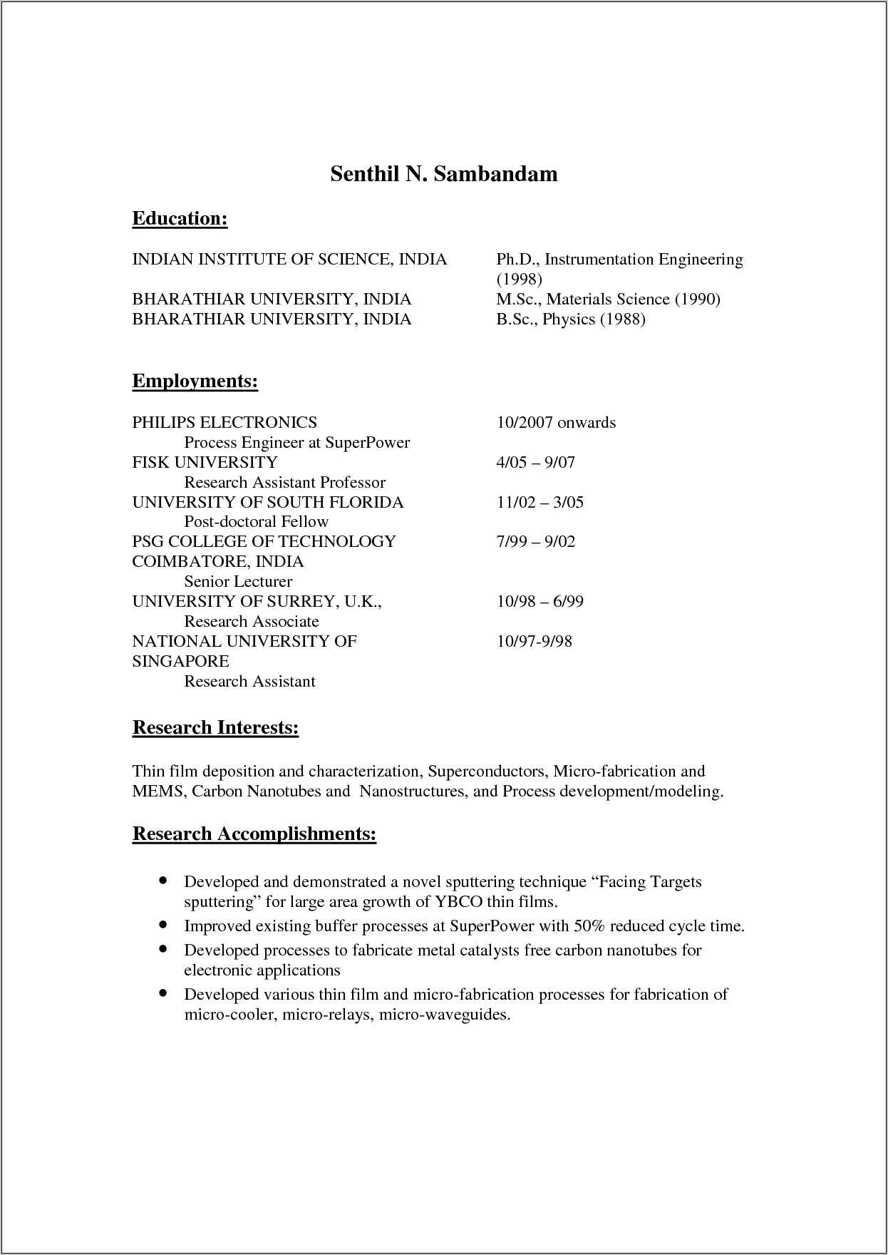 Resume Format For Fresher Lecturer In Management Resume Example Gallery resume-format-for-fresher-lecturer-in-management-resume-example-gallery