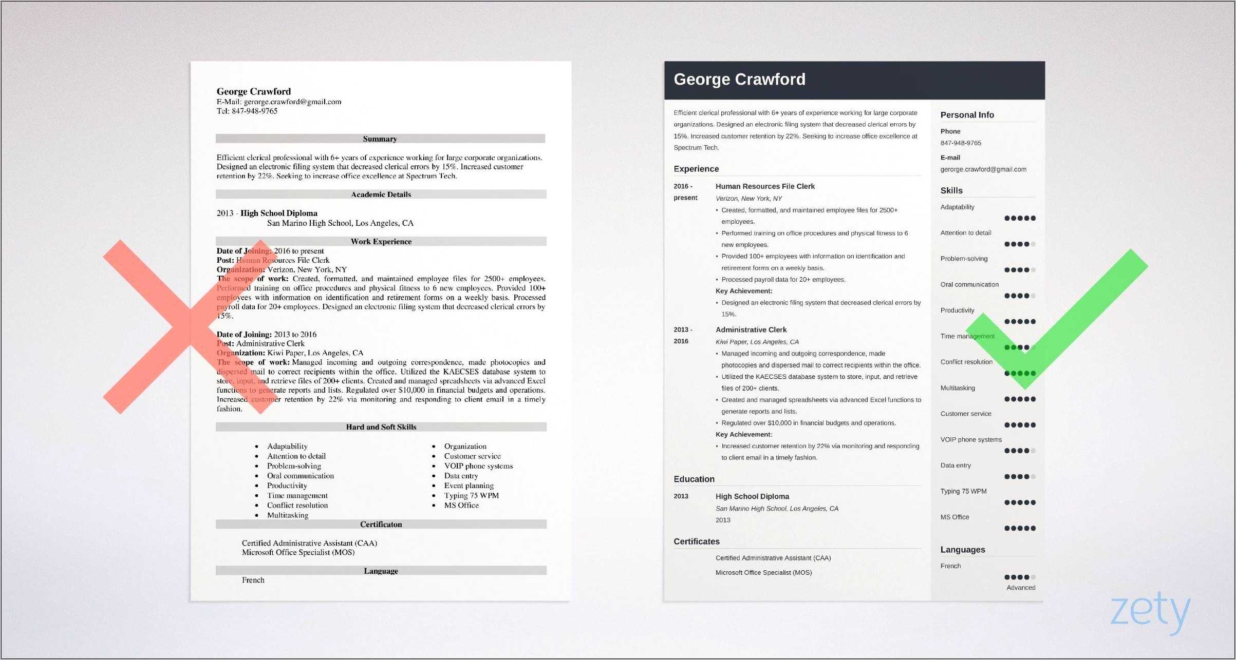 Resume Objective Examples For Clerical Positions Resume Example Gallery resume-objective-examples-for-clerical-positions-resume-example-gallery