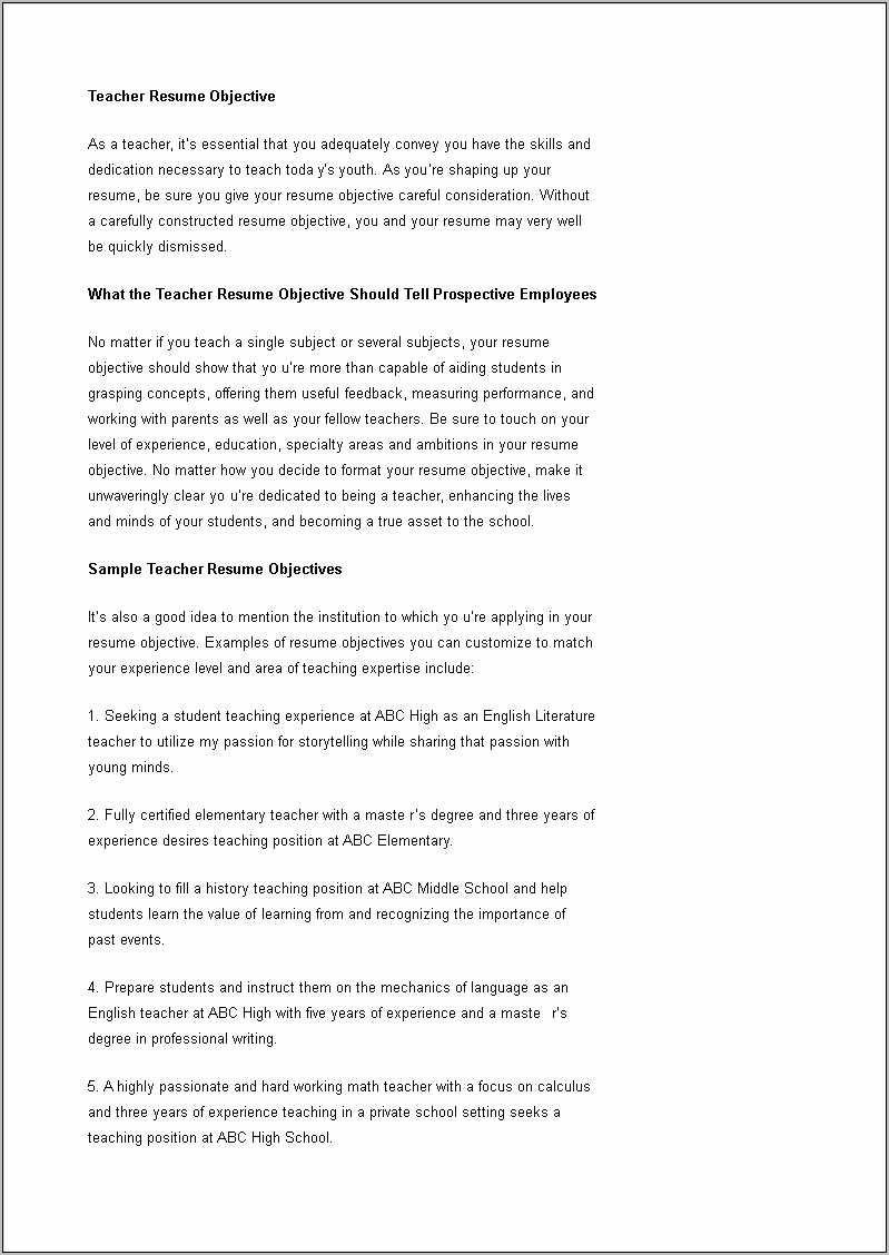 Resume Objective High School Students Example Resume Example Gallery resume-objective-high-school-students-example-resume-example-gallery