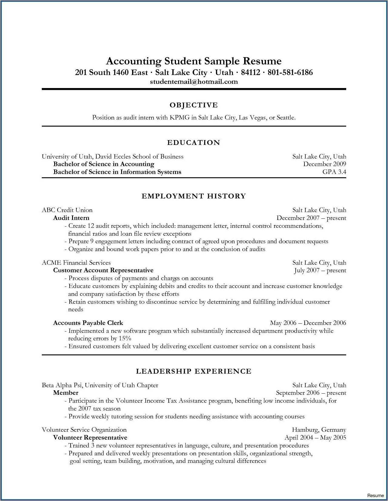 resume-objective-to-obtain-a-management-position-resume-example-gallery