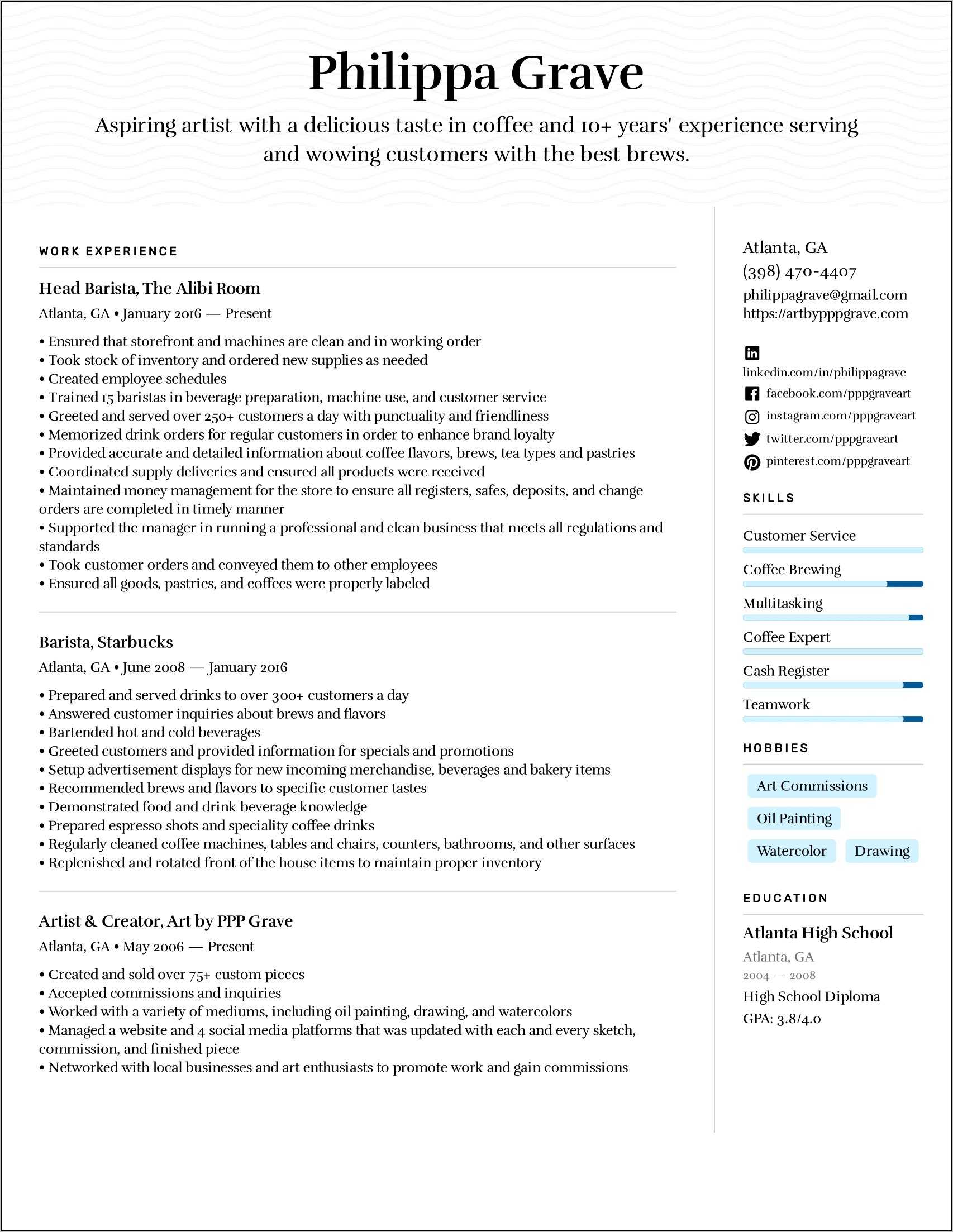 Simple Resume Sample For Job Application Doc